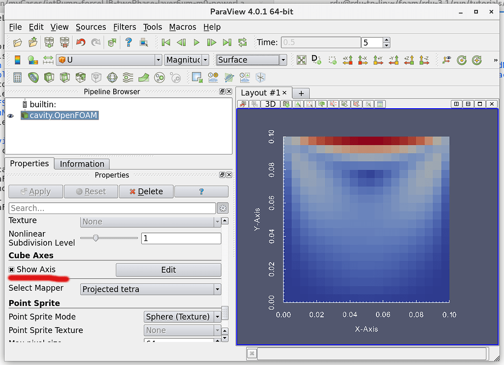 paraview 显示坐标轴 - OpenFOAM - CFD Academy (CFDwired)