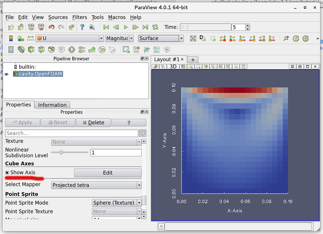 paraview 显示坐标轴 - OpenFOAM - CFD Academy (CFDwired)